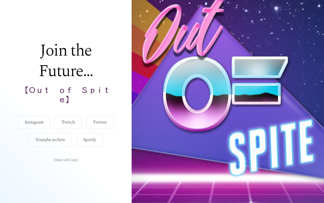 Out of Spite